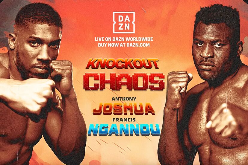 ANTHONY JOSHUA VS. FRANCIS NGANNOU | KNOCKOUT CHAOS WEIGH IN LIVESTREAM ...