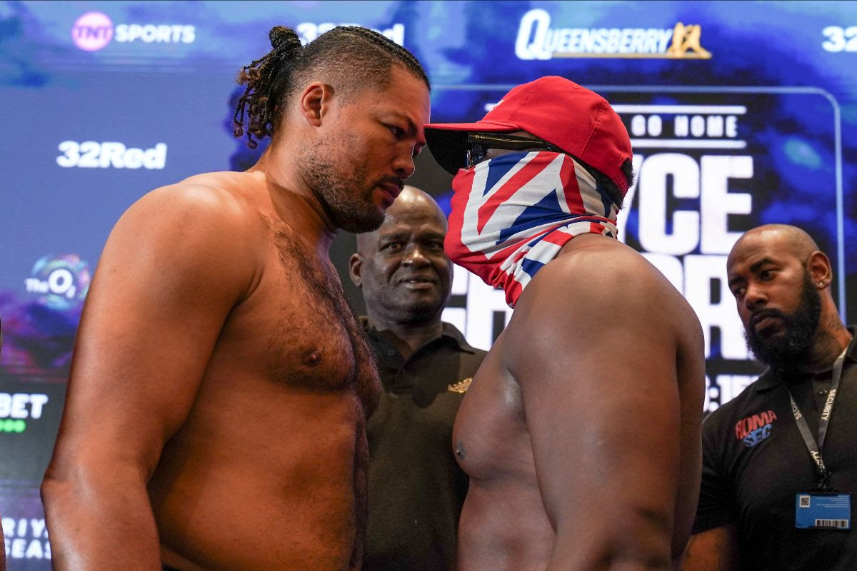 Weigh-In RESULTS/PHOTOS: Joe Joyce vs. Derek Chisora | Fight Week ...